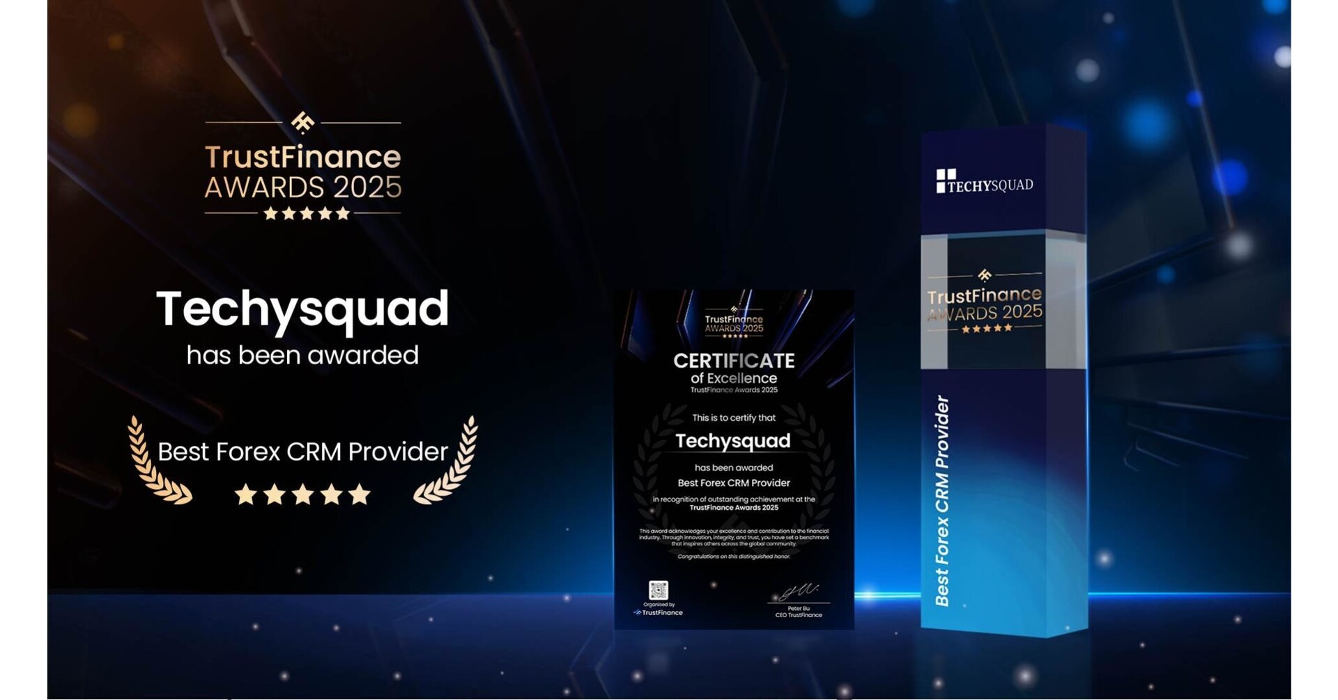 Techysquad Wins 'Best Forex CRM Provider' at the TrustFinance ...