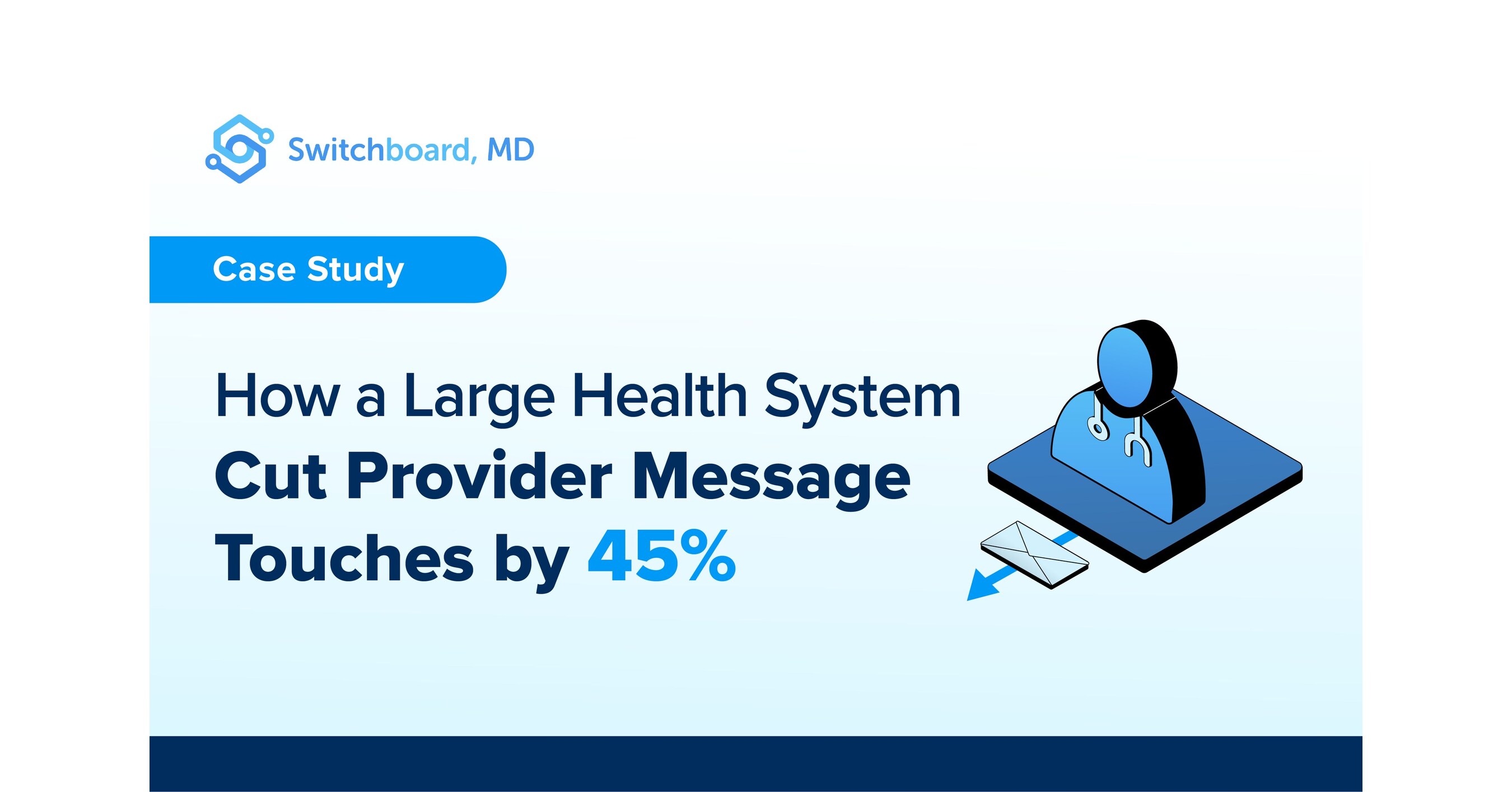 Health System Cuts Provider Message Touches by 42% with Switchboard, MD