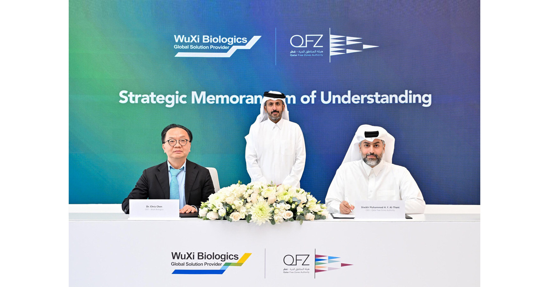 WuXi Biologics Extends Global CRDMO Network to Qatar Through Strategic ...
