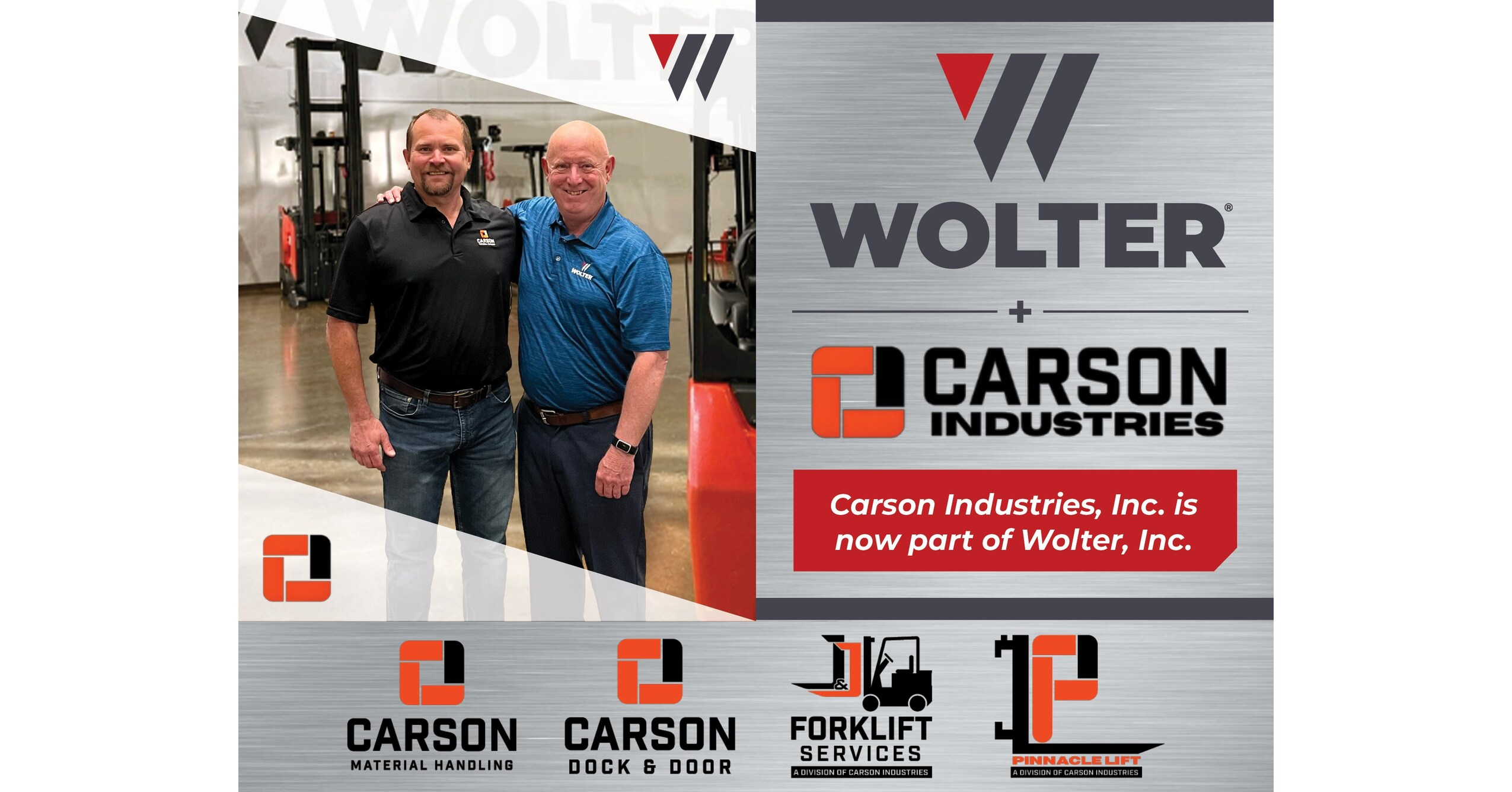 Wolter Inc. Acquires Carson Industries, Expanding Operations into the ...