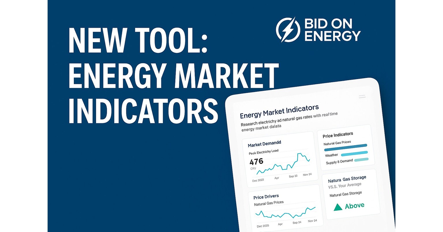 Commercial Energy Market Indicators Launched to Help Businesses Buy ...