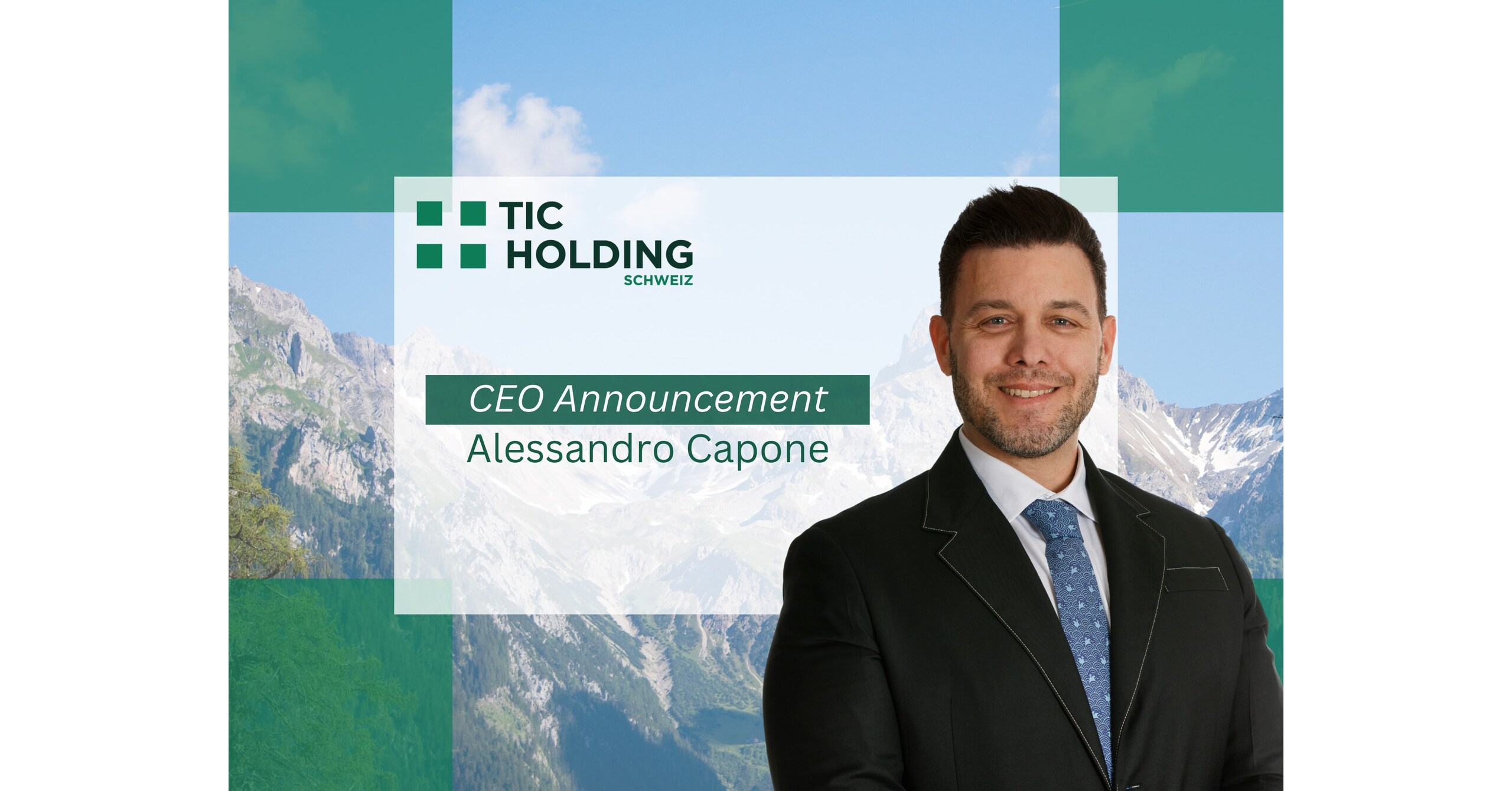 Alessandro Capone Appointed CEO of TIC Holding Schweiz AG