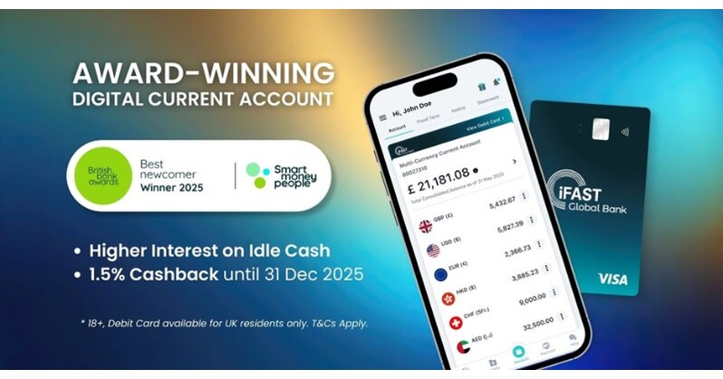 Award-Winning Digital Current Account Offers Higher Interest on Idle ...