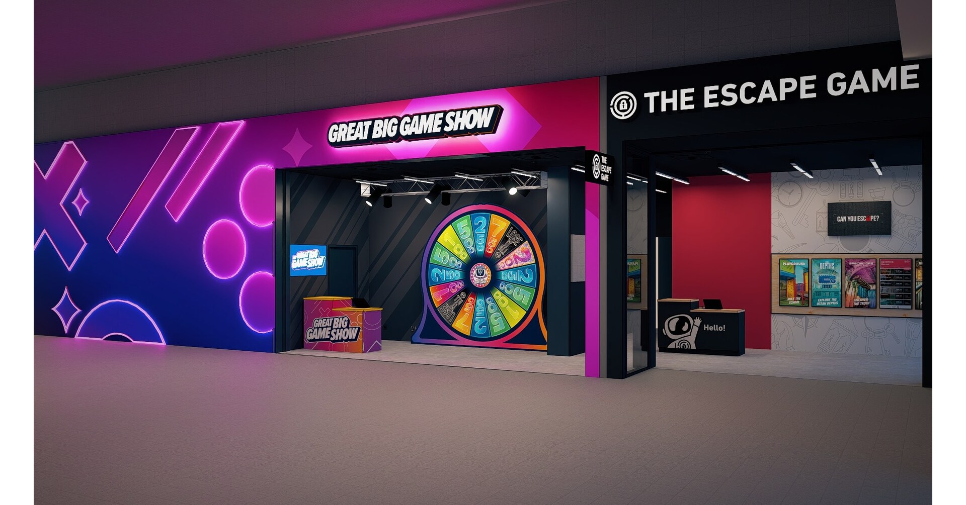 Seattle Double Premiere Now Open: The Escape Game & Great Big Game Show ...