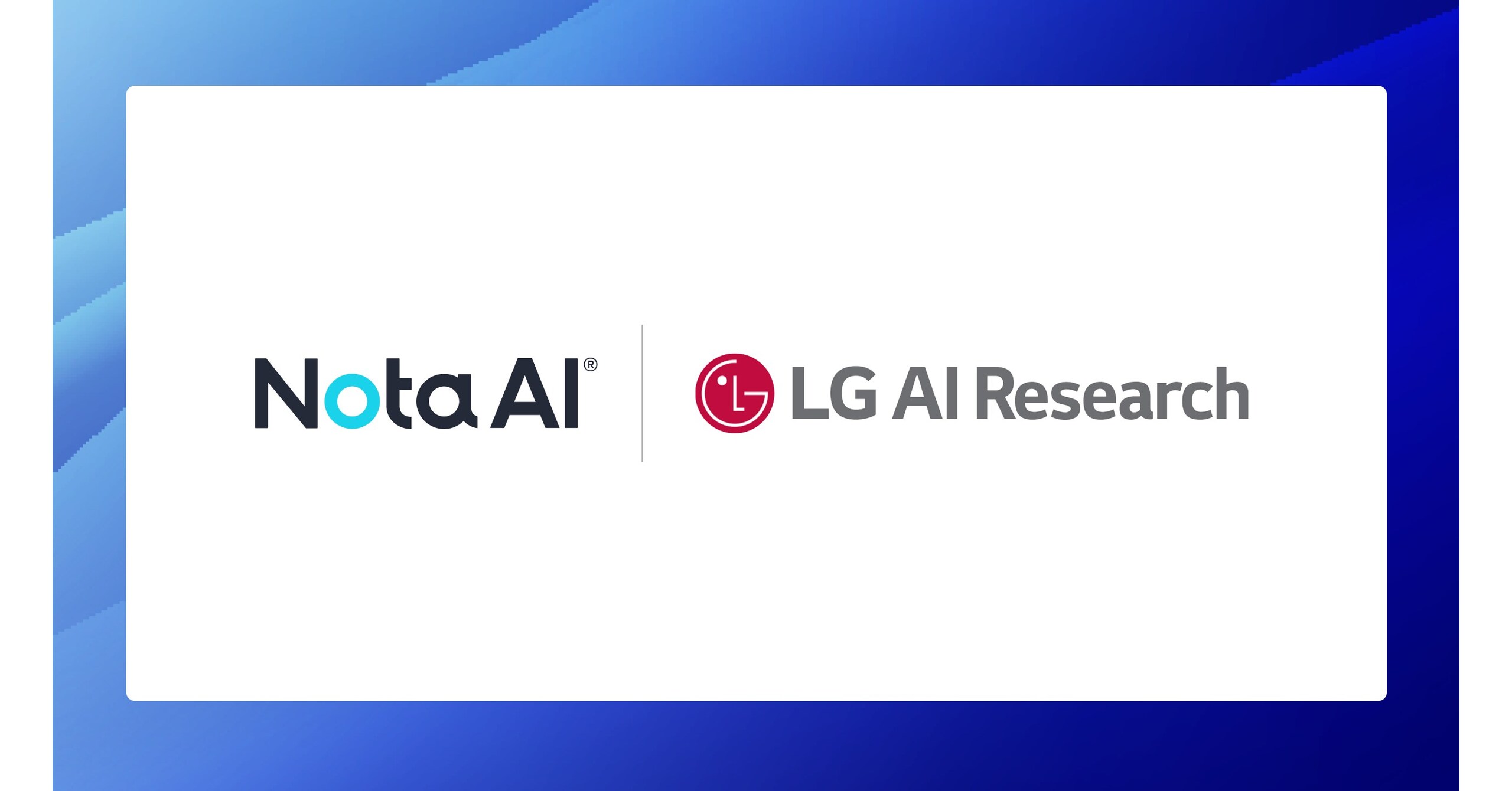 Nota AI Signs EXAONE Commercialization Partnership with LG AI Research ...