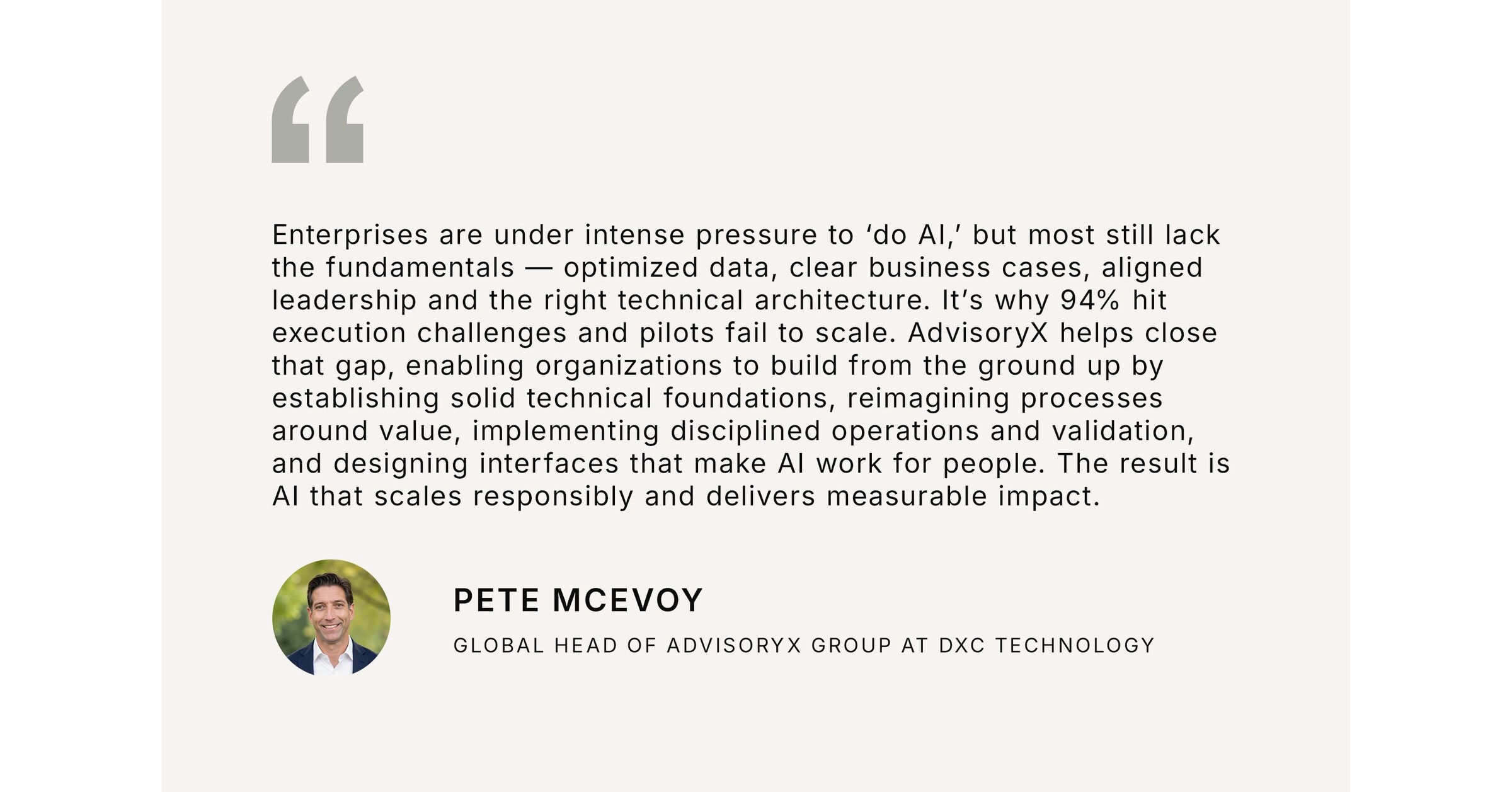 DXC Launches AdvisoryX and Releases New Global Insights on the AI ...