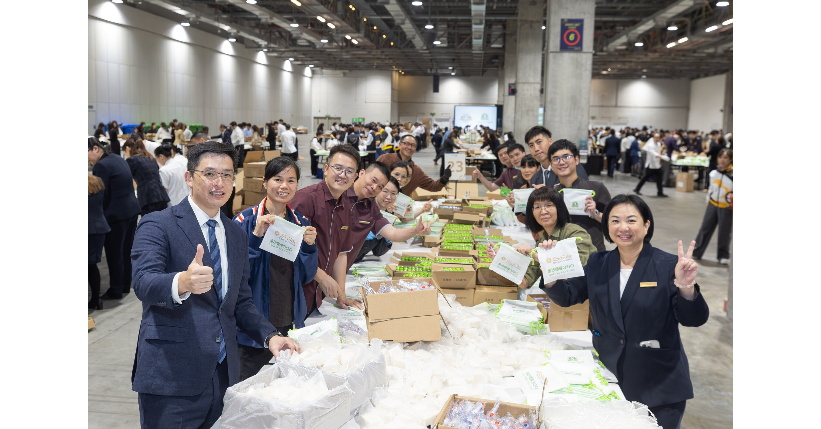 Sands China and Community Volunteers Assemble 30,000 Hygiene Kits for ...