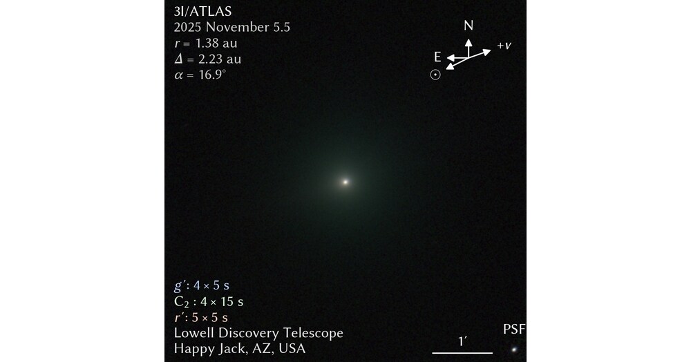 Lowell Astronomers Shed Light on Third-Known Interstellar Object, Comet ...