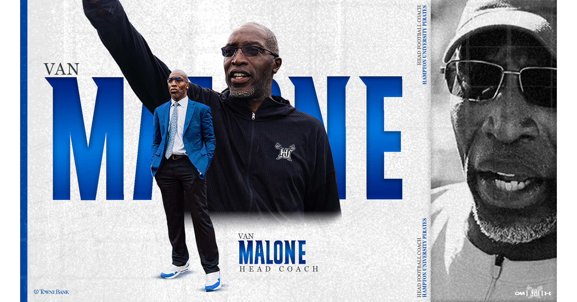 Van Malone Named Hampton's Head Football Coach