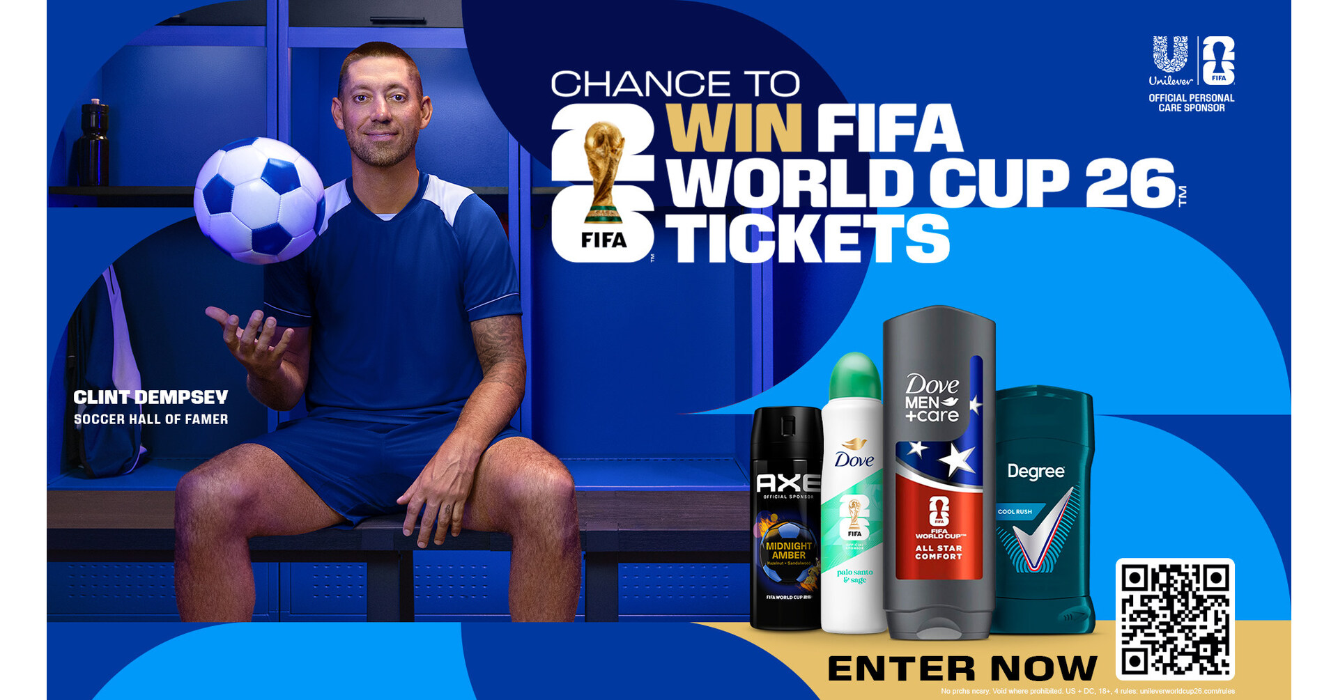 US Soccer Legend Clint Dempsey Teams Up with Unilever Powerhouse Brands ...