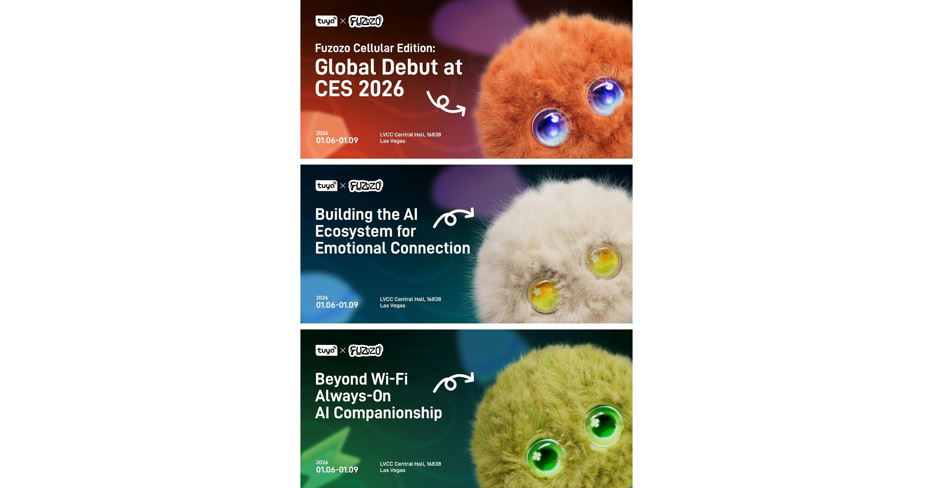 The new "Fuzozo" will debut at CES 2026 as Tuya partners with Robopoet ...