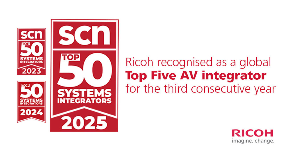 Ricoh recognised as a Top 5 global AV Integrator in SCN Top 50 Systems ...
