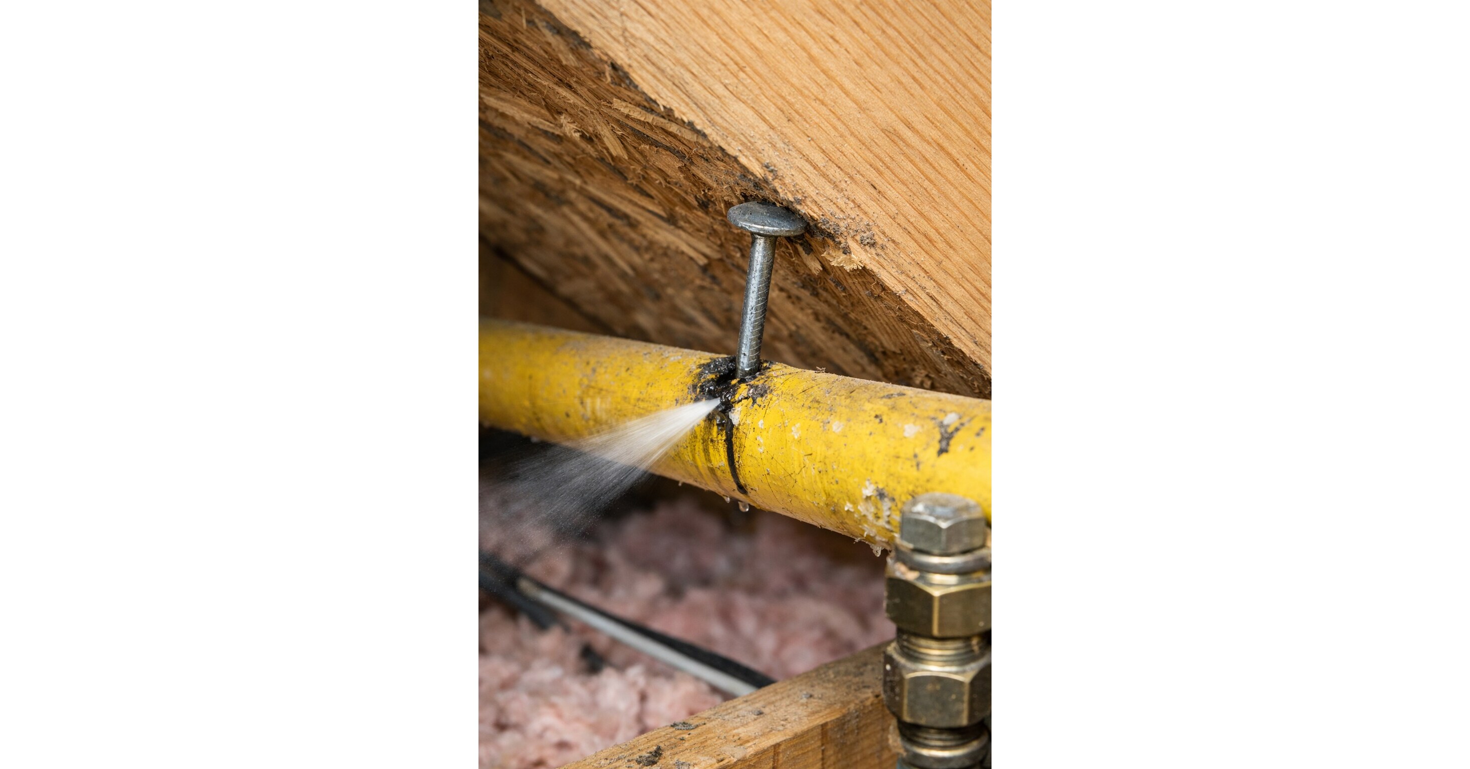 Roofing Work Leads to Gas Leak After Attic Gas Line Punctured, Spot On ...