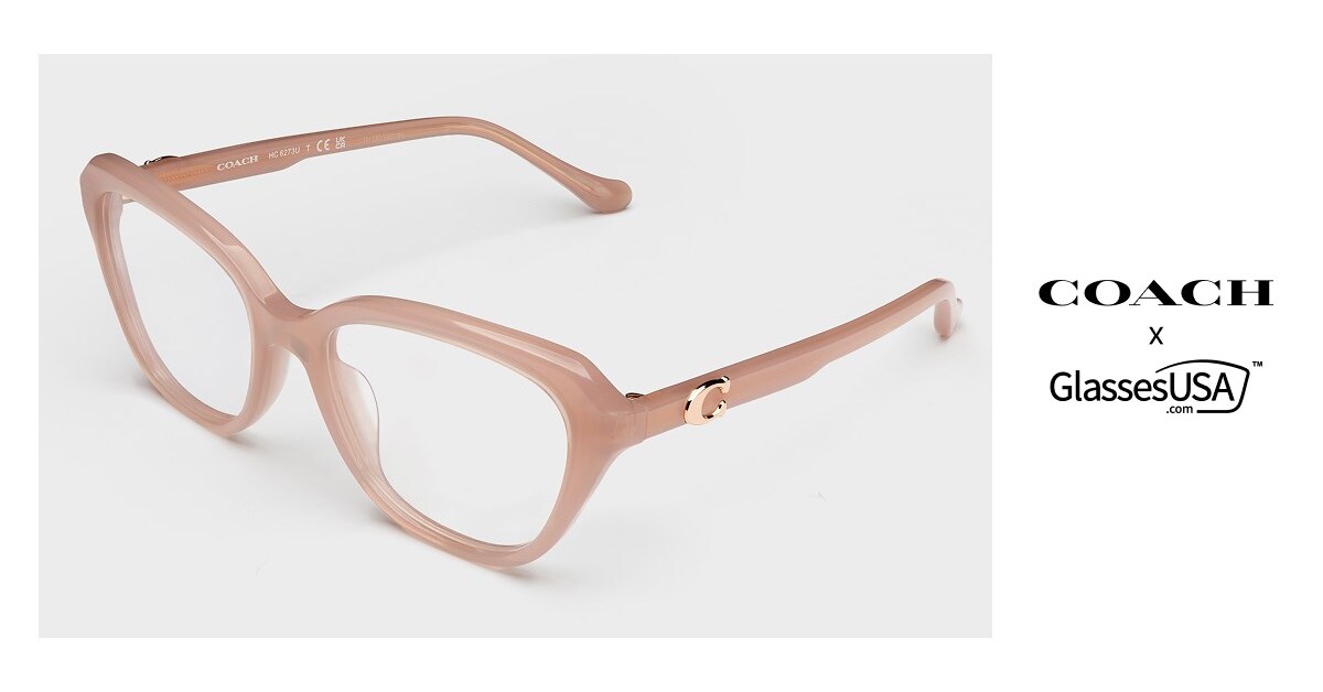 Coach x GlassesUSA.com Launch Exclusive Milky Pink Frame for 2026 ...