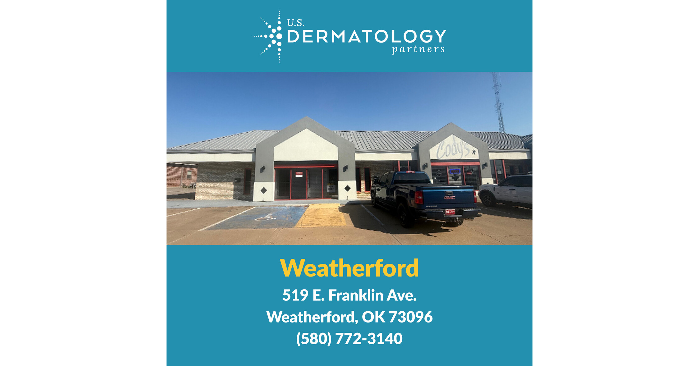 U.S. Dermatology Partners Opens New Office in Weatherford, Oklahoma