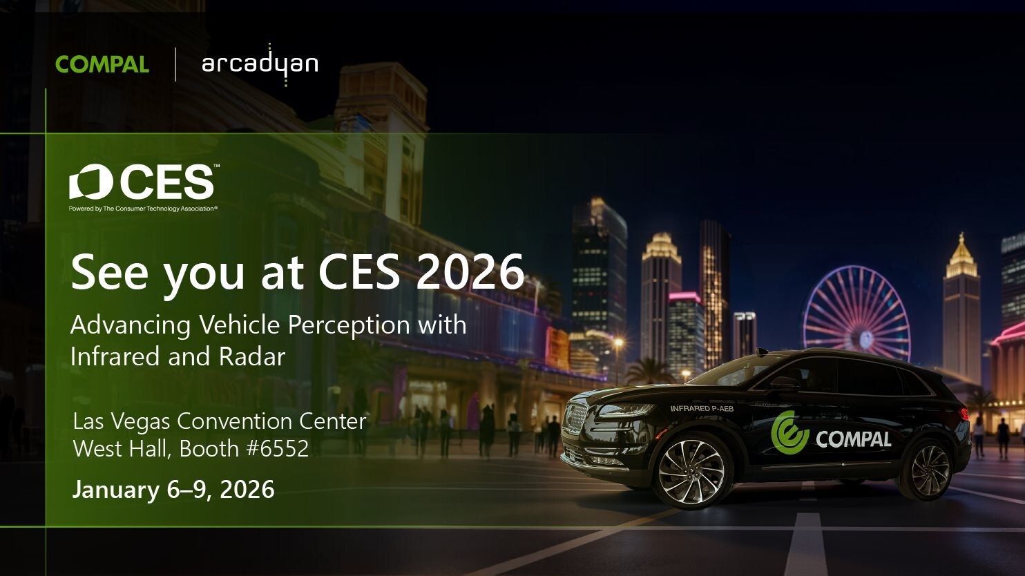 Compal Showcases Next-Gen Infrared Safety Technology at CES 2026 - Jan ...
