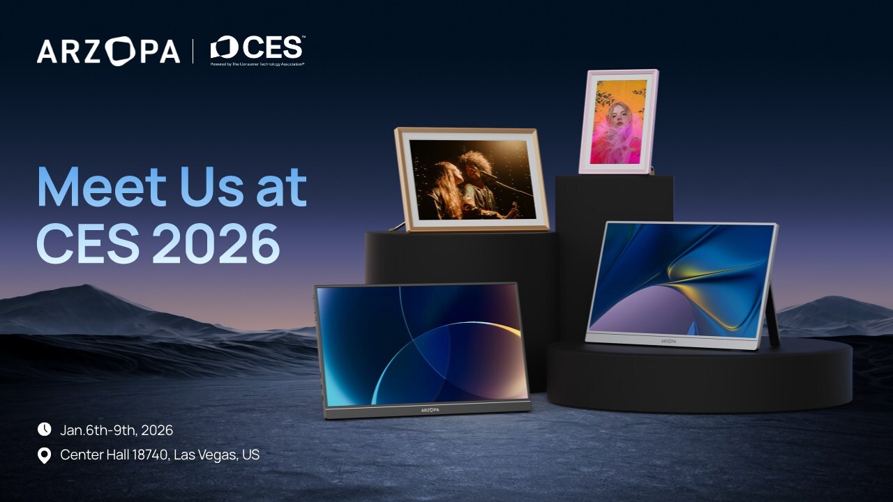 Arzopa to Unveil Portable Display and Smart Digital Frame Innovations ...