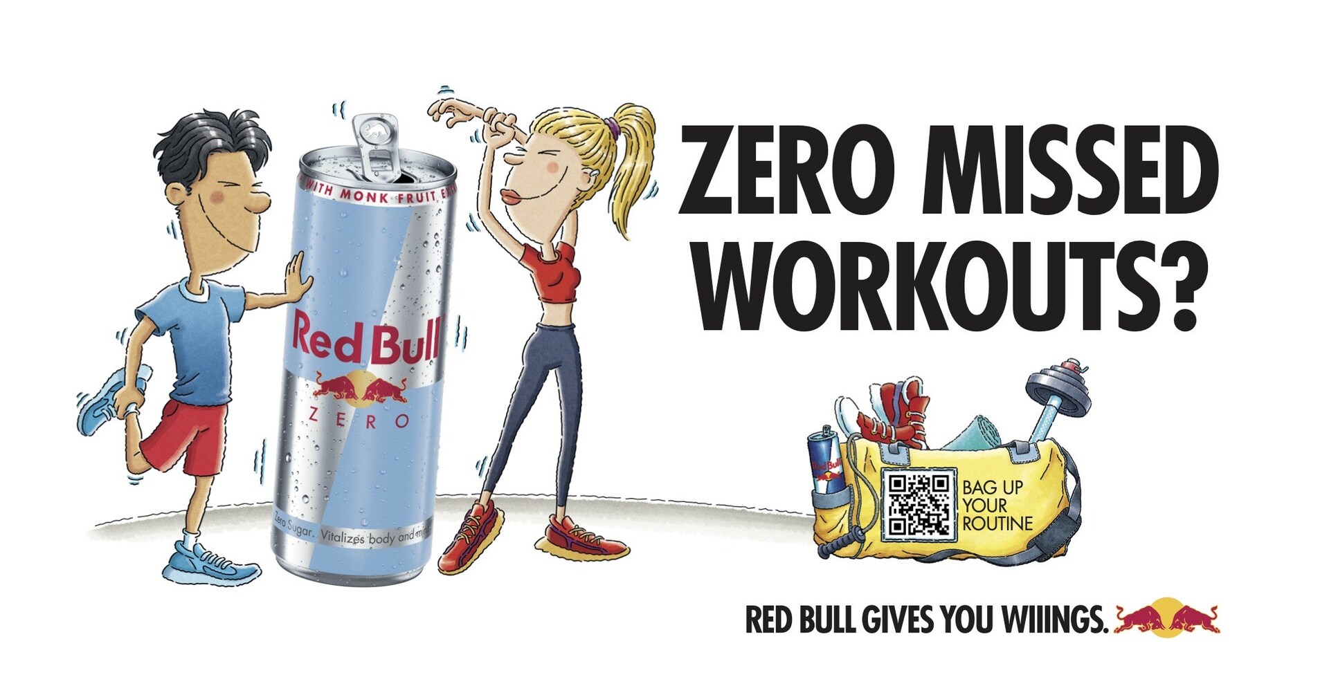 LEVEL UP YOUR FITNESS ROUTINE WITH RED BULL ZERO MISSED WORKOUTS