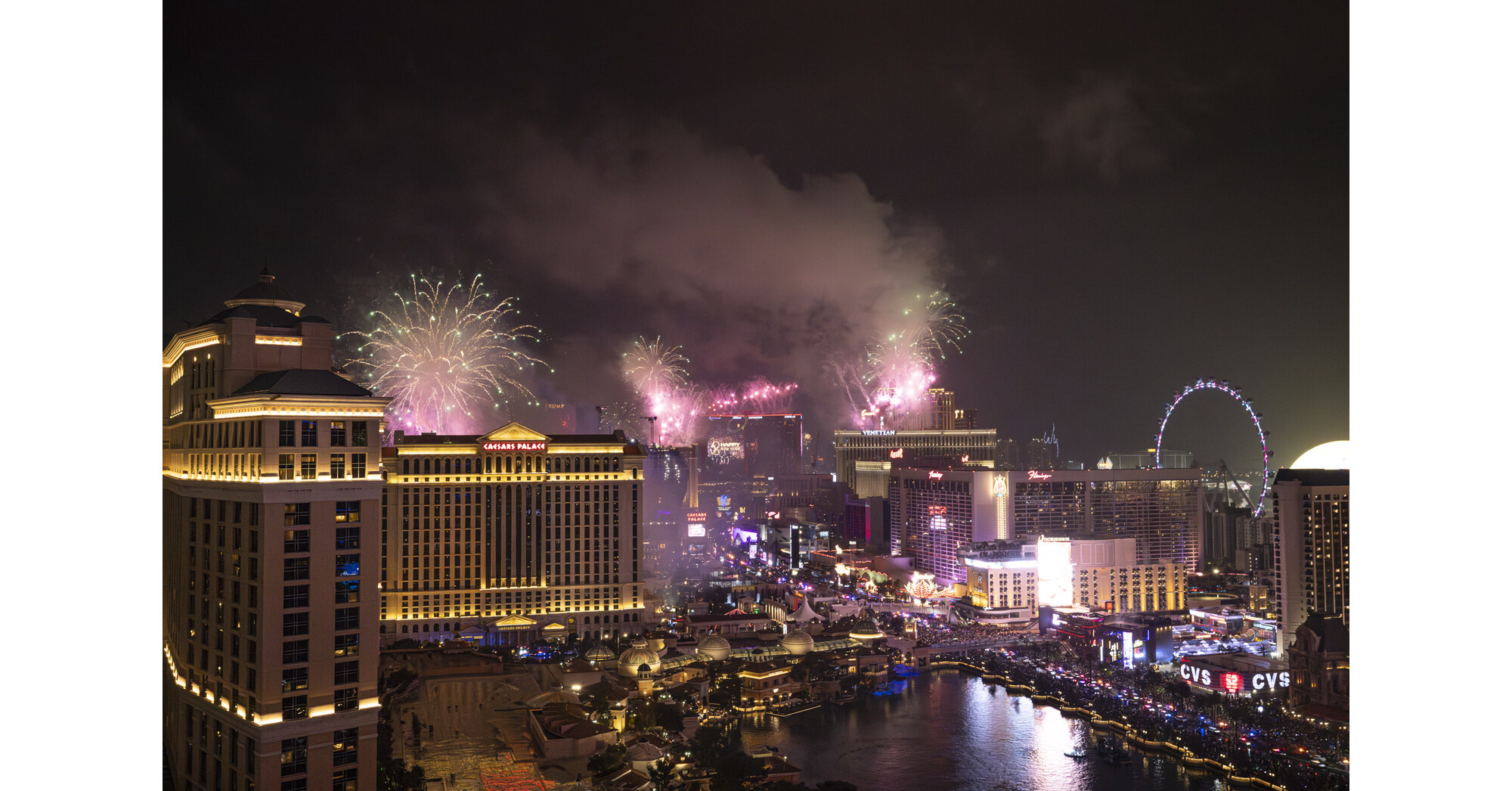 LAS VEGAS RINGS IN 2026 WITH EXOSPHERE COUNTDOWN, FIREWORKS, AND FIRST ...