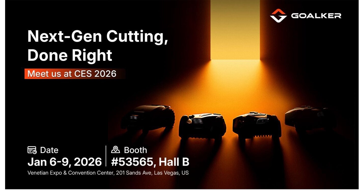 GOALKER Debuted at CES with Intelligent Robotic Lawn Care Solutions