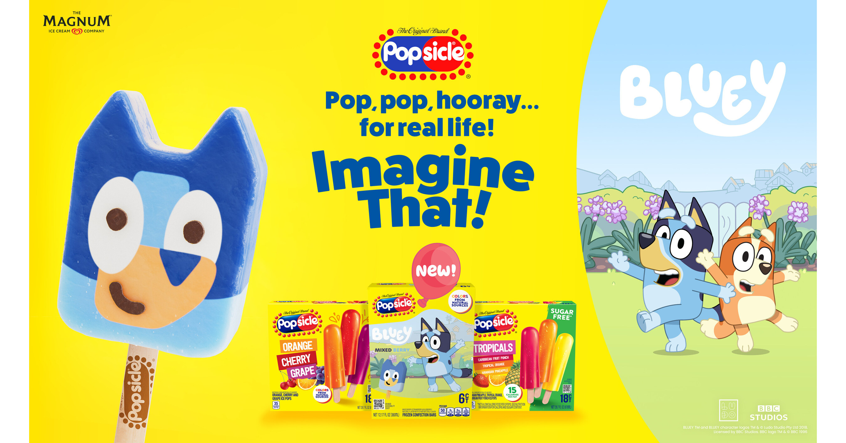 Pop, Pop Hooray! Popsicle and BBC Studios team up to bring a playful new ice pop to freezers ...
