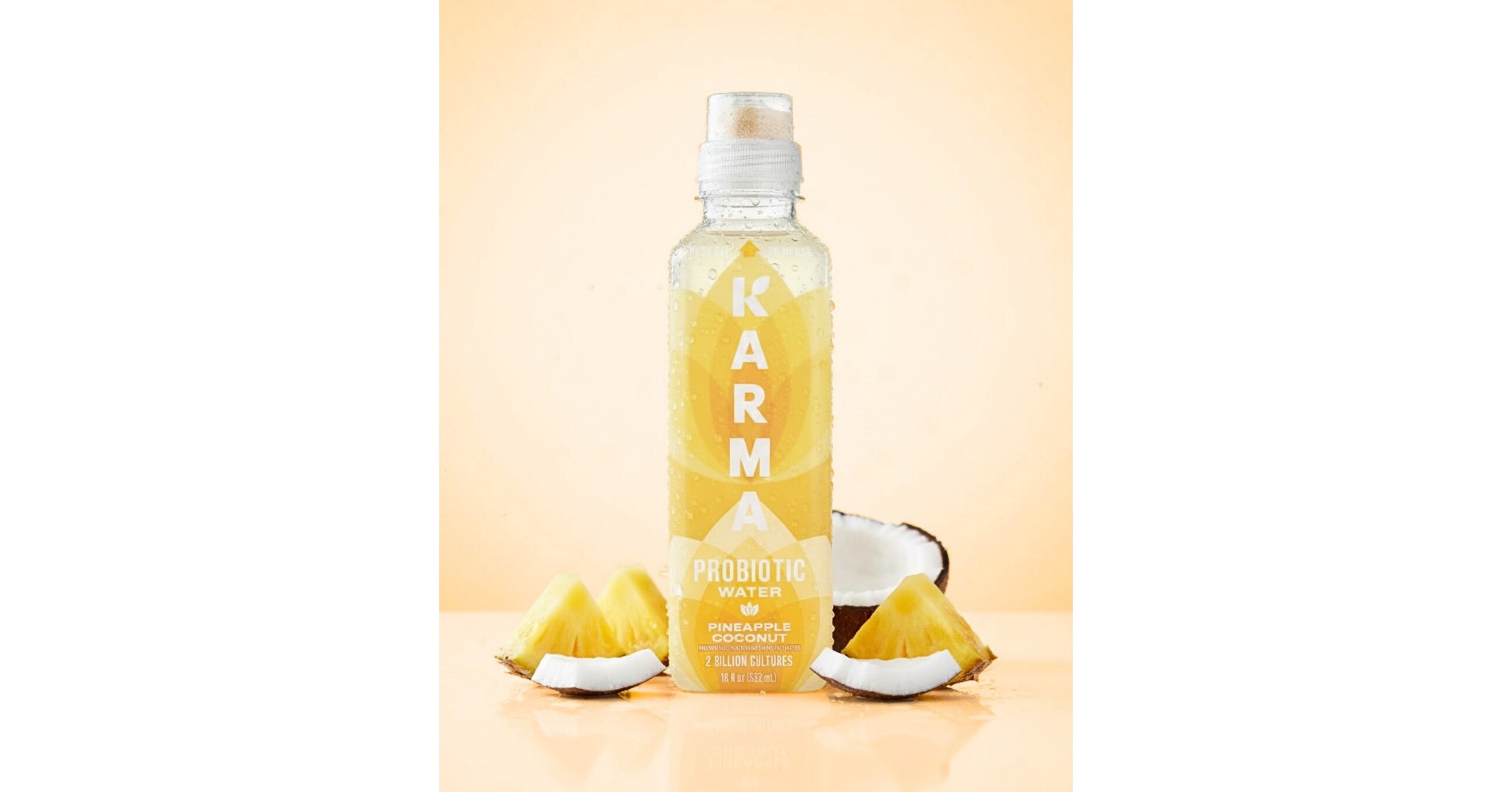 Karma Water Announces Launch of New Pineapple Coconut Probiotic Water