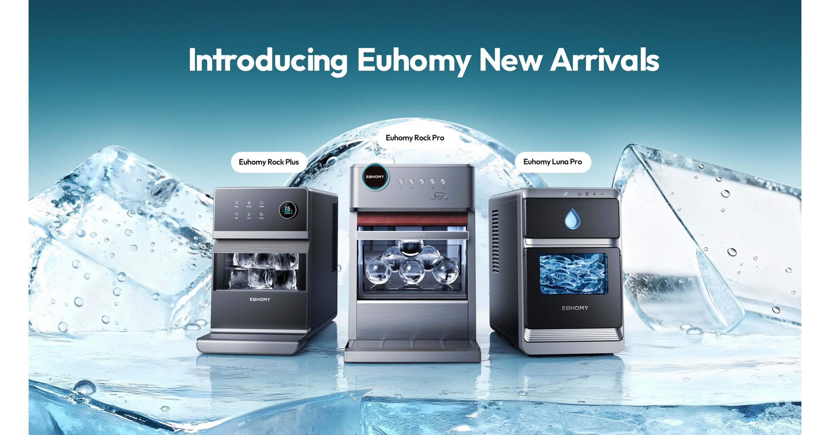 Euhomy Premieres Four New Portable Ice Makers at CES 2026, Redefining ...