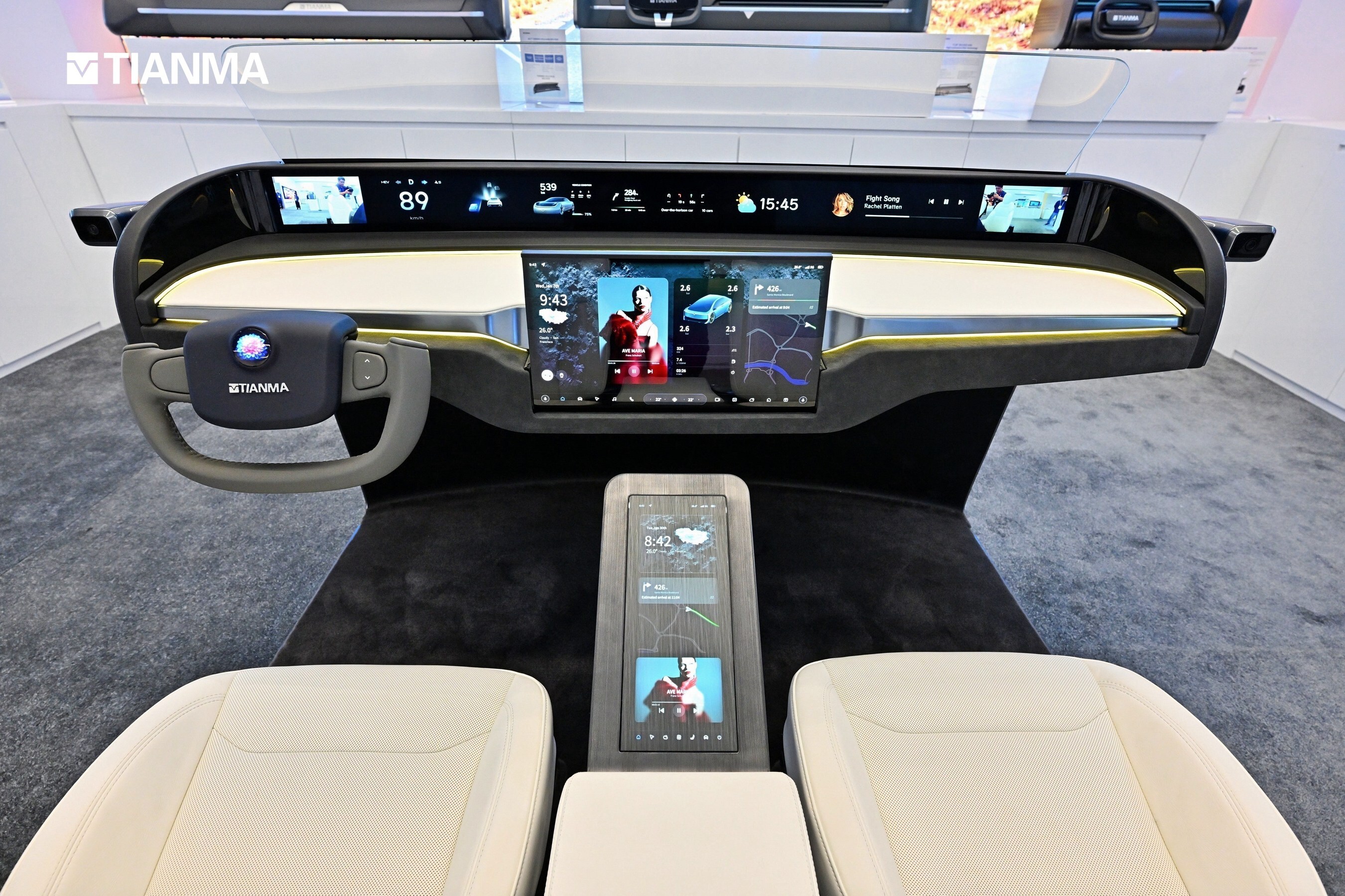Tianma showcasing a wide range of new automotive display innovations at ...
