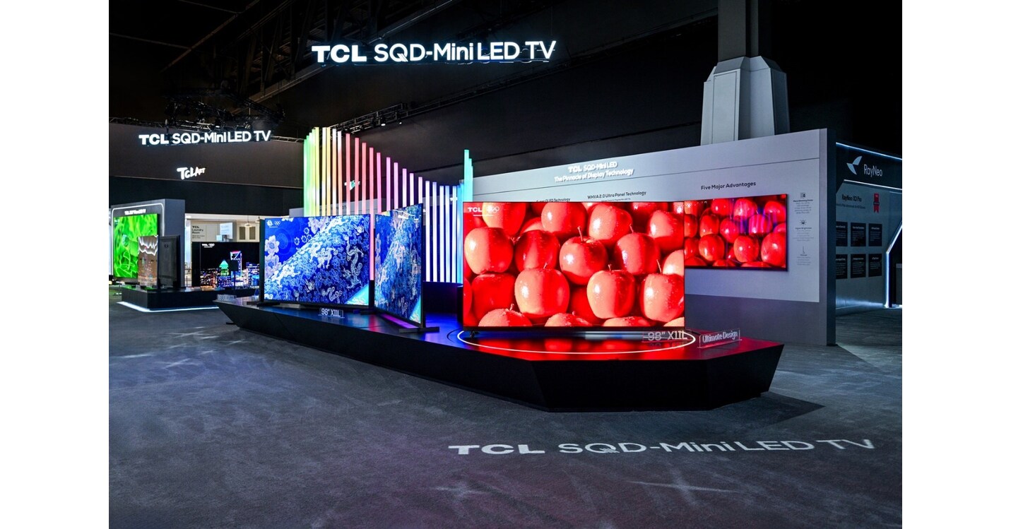 TCL Unveils Breakthrough SQD-Mini LED Display Technology and AI-Driven ...