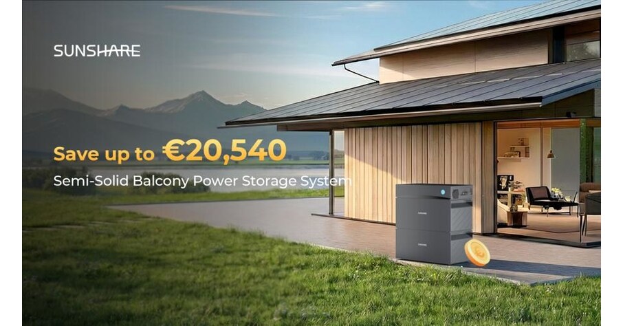 Sunshare Glory: The 20-Year Semi-Solid Balcony Power Storage System for ...