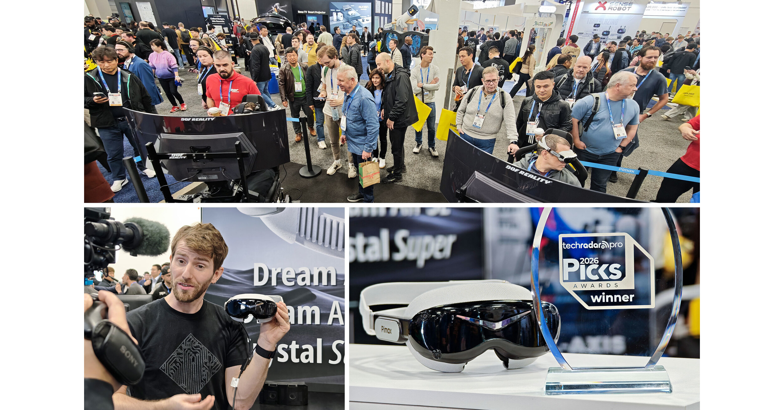 Pimax Next-Gen Micro-OLED VR Headsets Debut on the World Stage at CES ...