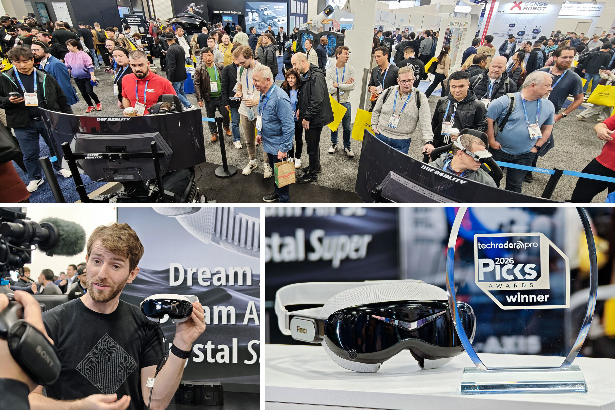 Pimax Next-Gen Micro-OLED VR Headsets Debut on the World Stage at CES ...