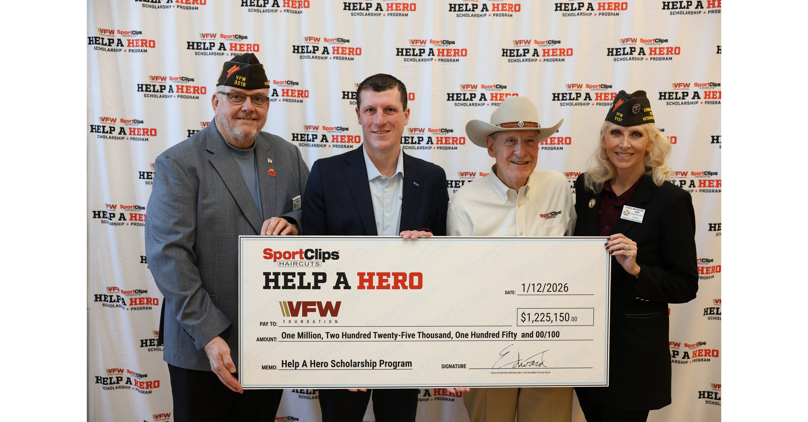 Sport Clips Haircuts Celebrates $1.22M Raised for Veterans ...