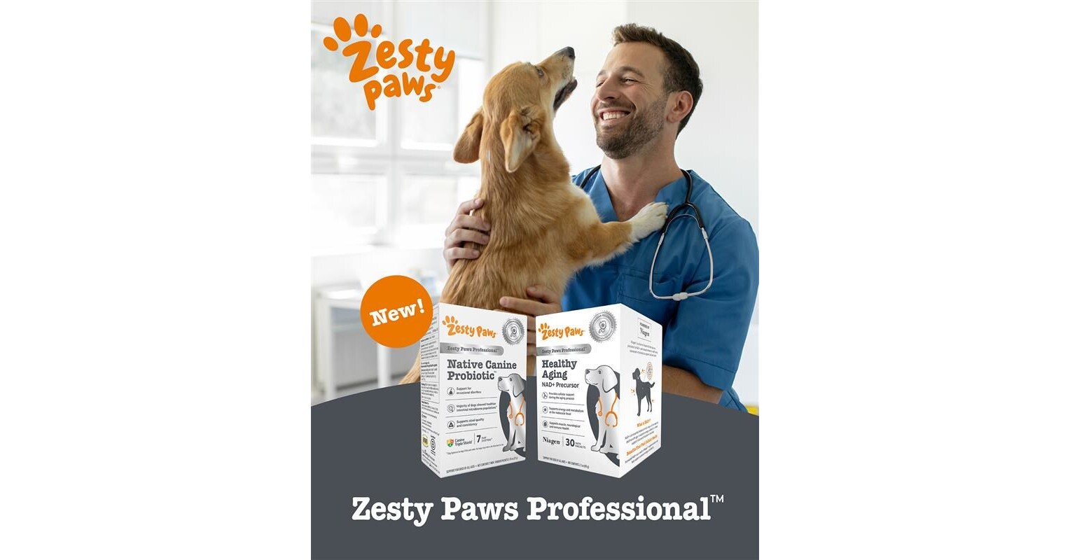 Zesty Paws Expands into Veterinary Channel with Launch of Professional ...