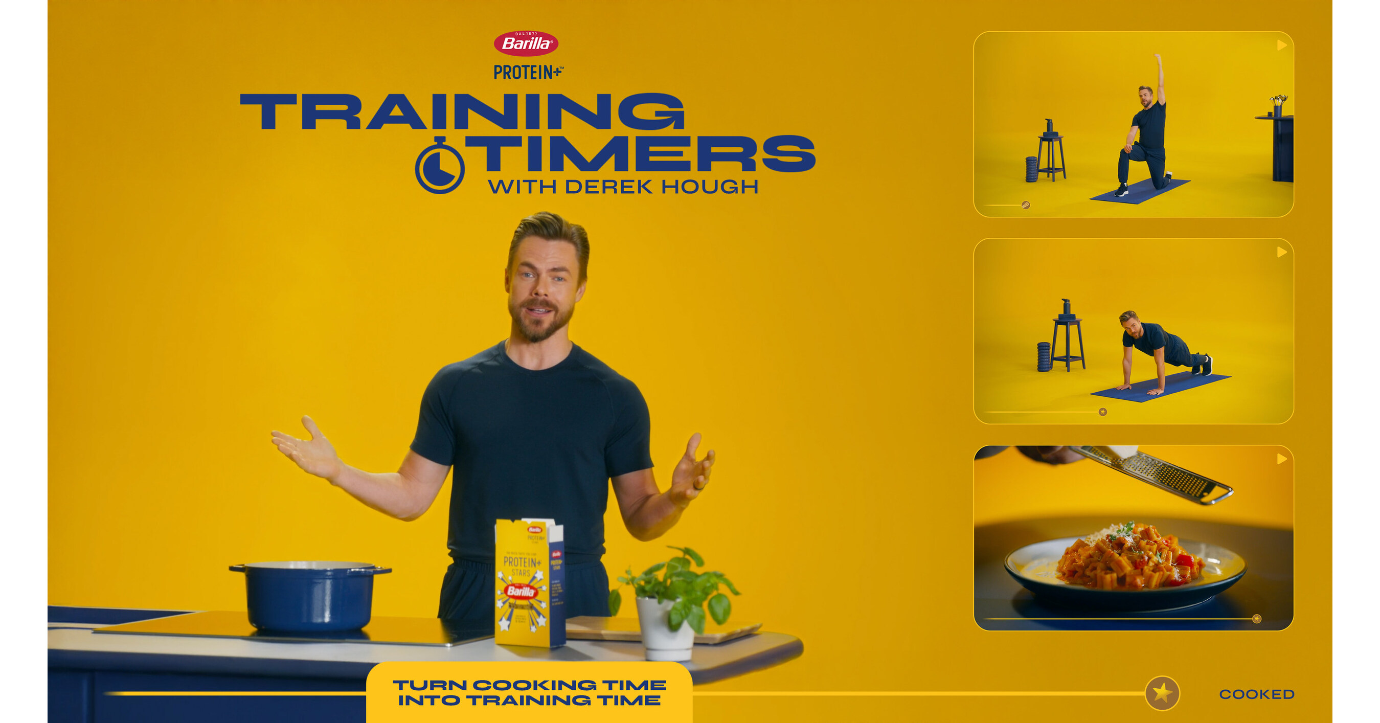 Barilla® Launches Protein+® Stars Pasta and Derek Hough-Led Training Timers to Encourage ...