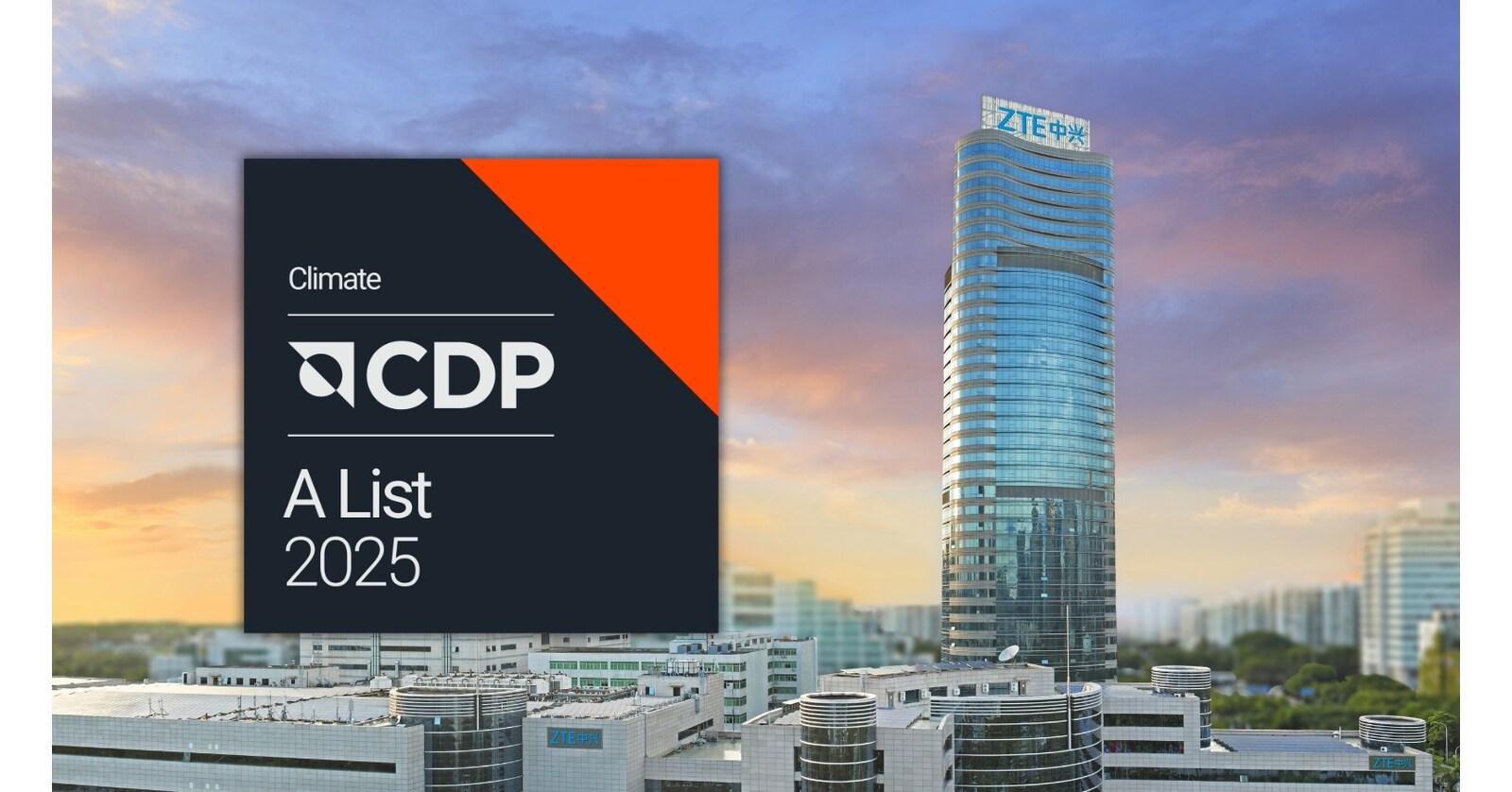 ZTE per il terzo anno consecutivo figura nella lista CDP Climate A e si ...