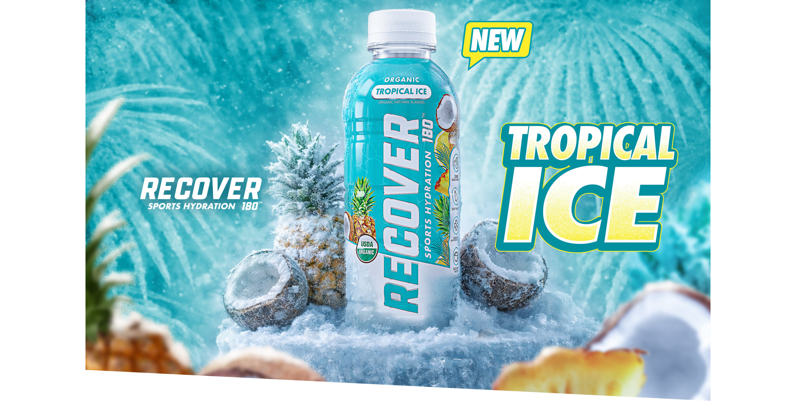 RECOVER 180™ Debuts New Tropical Ice and Orange Cream Flavors