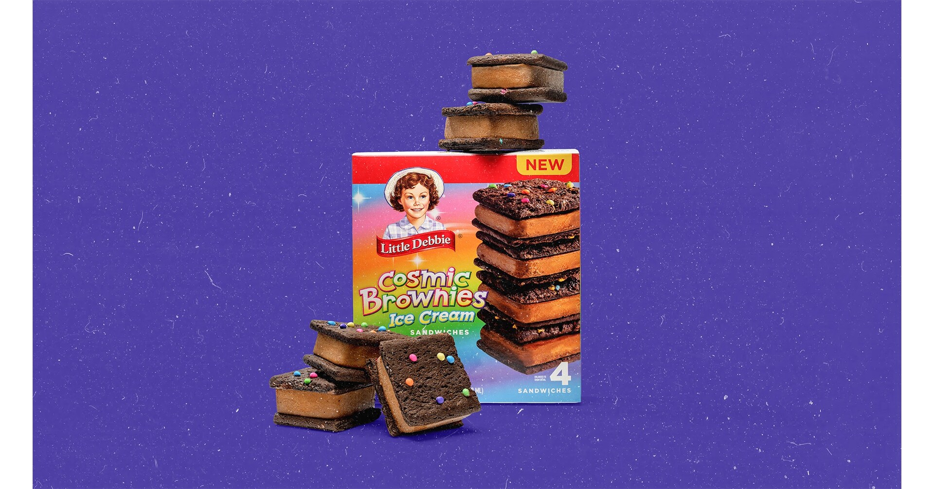 INTRODUCING LITTLE DEBBIE ICE CREAM SANDWICHES