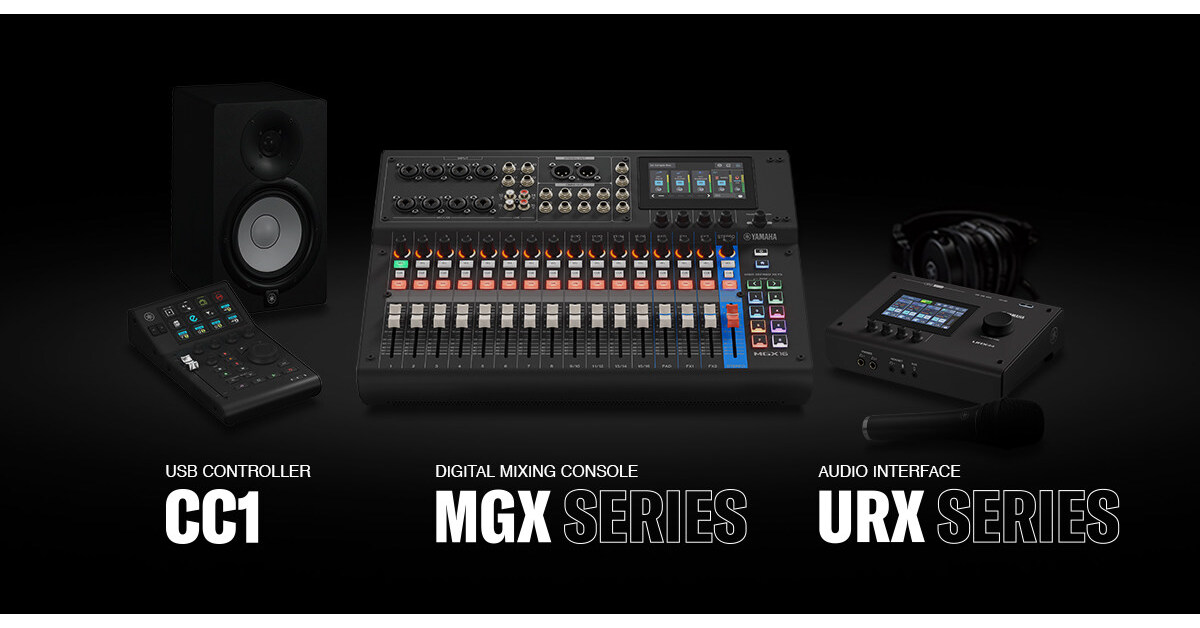 Yamaha Launches MGX Digital Mixer Series, URX Series Audio Interface ...