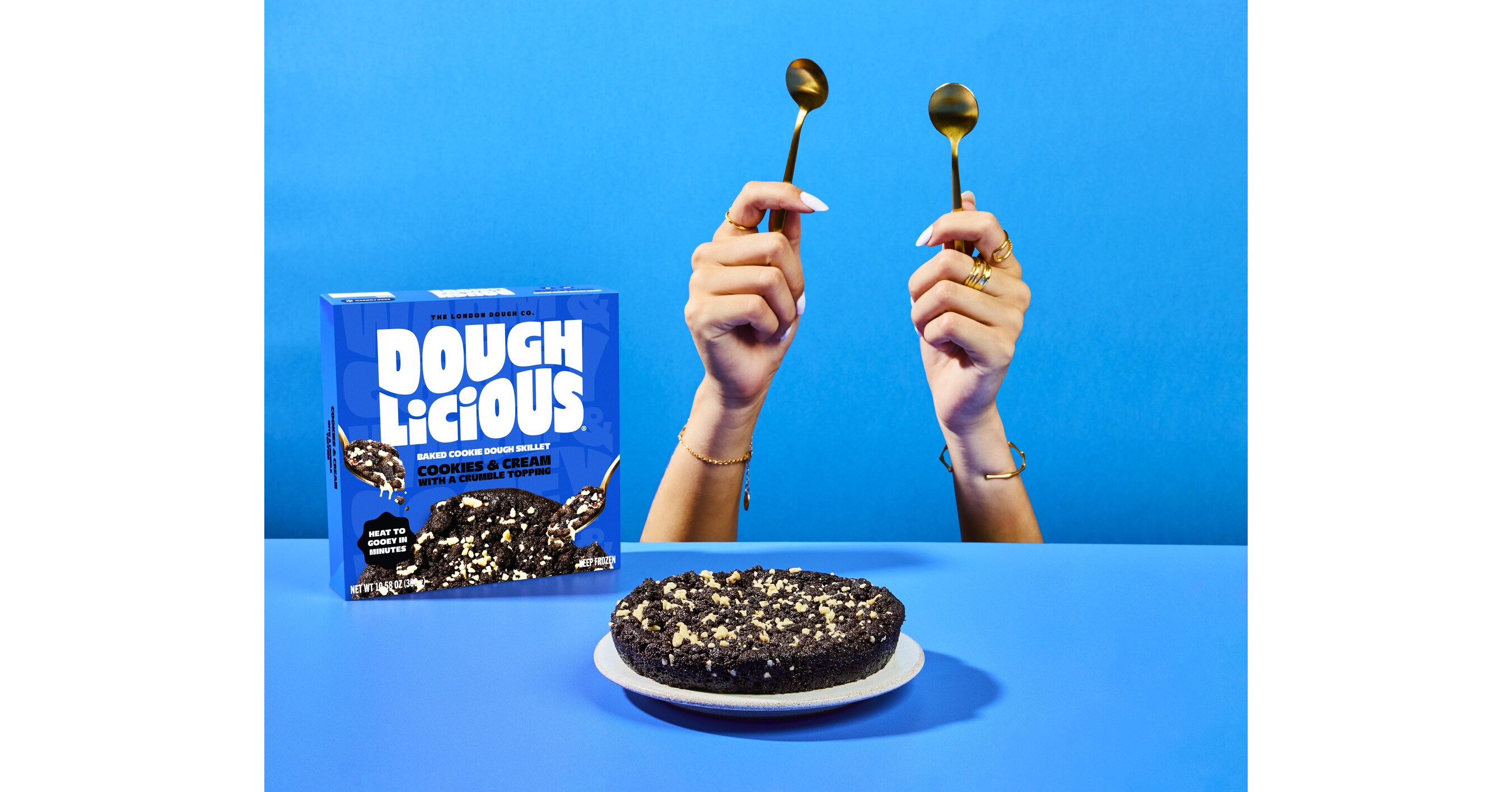 Doughlicious® Launches Cookies & Cream Skillet Cookie at Whole Foods ...