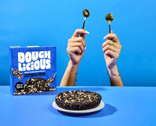 Doughlicious® Launches Cookies & Cream Skillet Cookie at Whole Foods ...