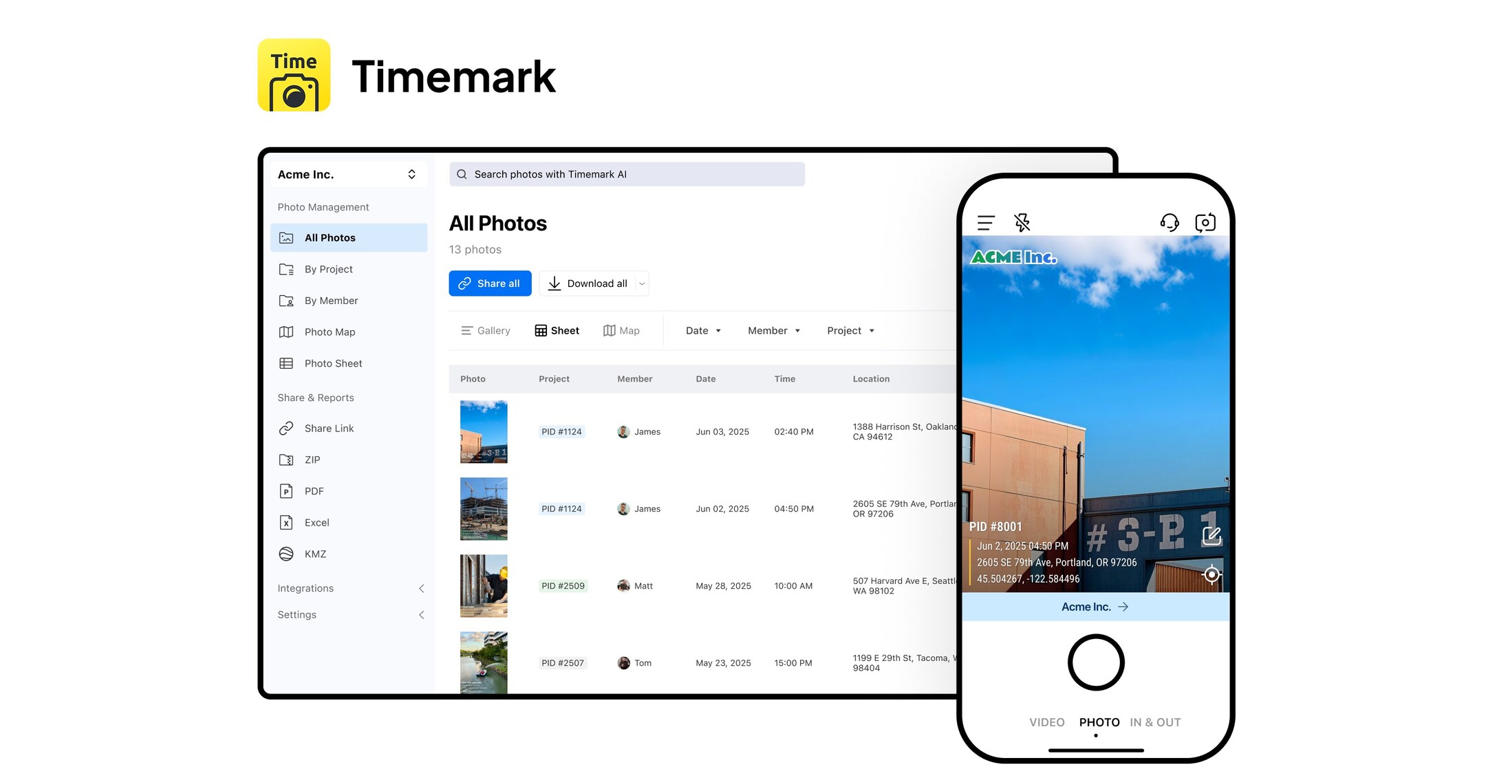 Timemark Redefines Field Photo Documentation for 10 Million Workers ...