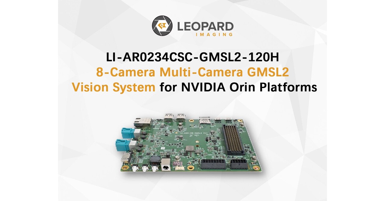 Leopard Imaging Introduces LI-AR0234CSC-GMSL2-120H 8-Camera Multi ...