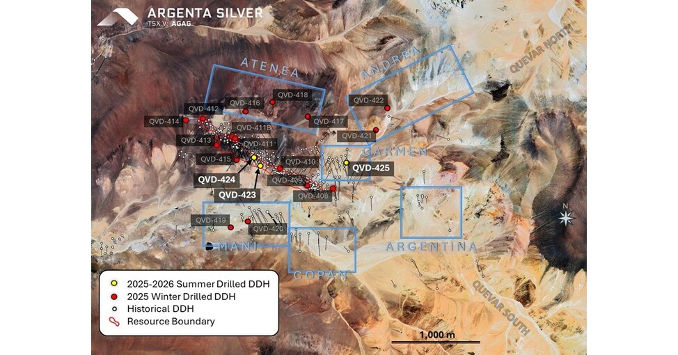 Argenta Silver Corp. Intersects 246 g/t Ag over 20.00m and Discovers ...
