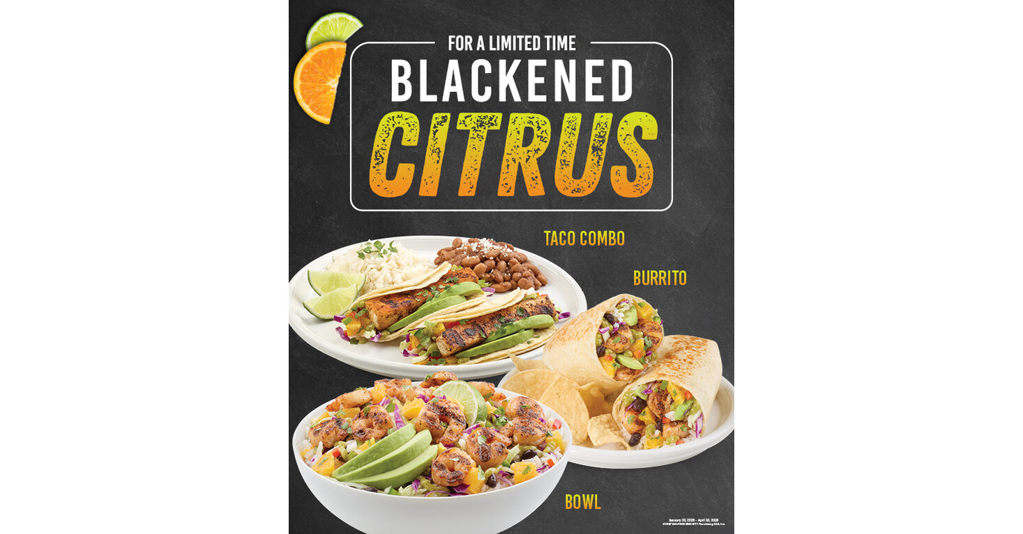 Baja Fresh Turns Up the Flavor with New Blackened Citrus Menu Items