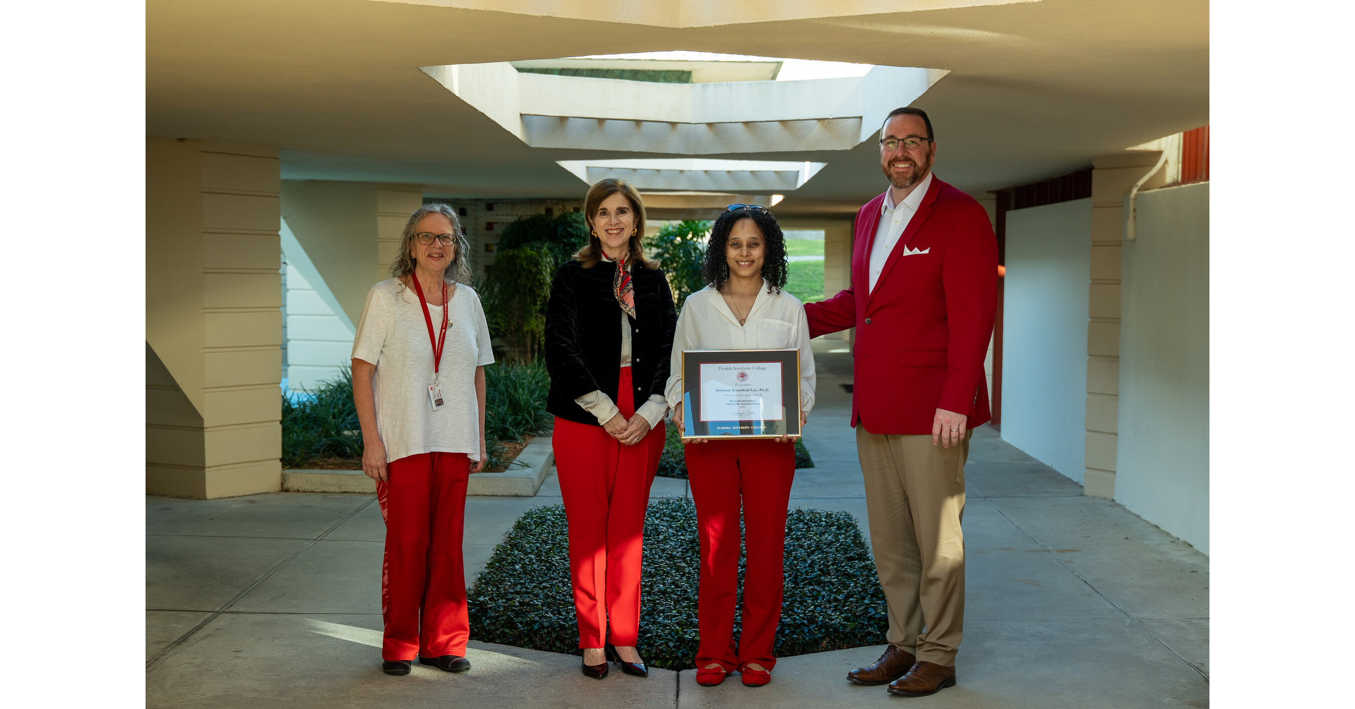 FLORIDA SOUTHERN COLLEGE NAMES DEBORAH BROMFIELD LEE THE JESSIE BALL ...