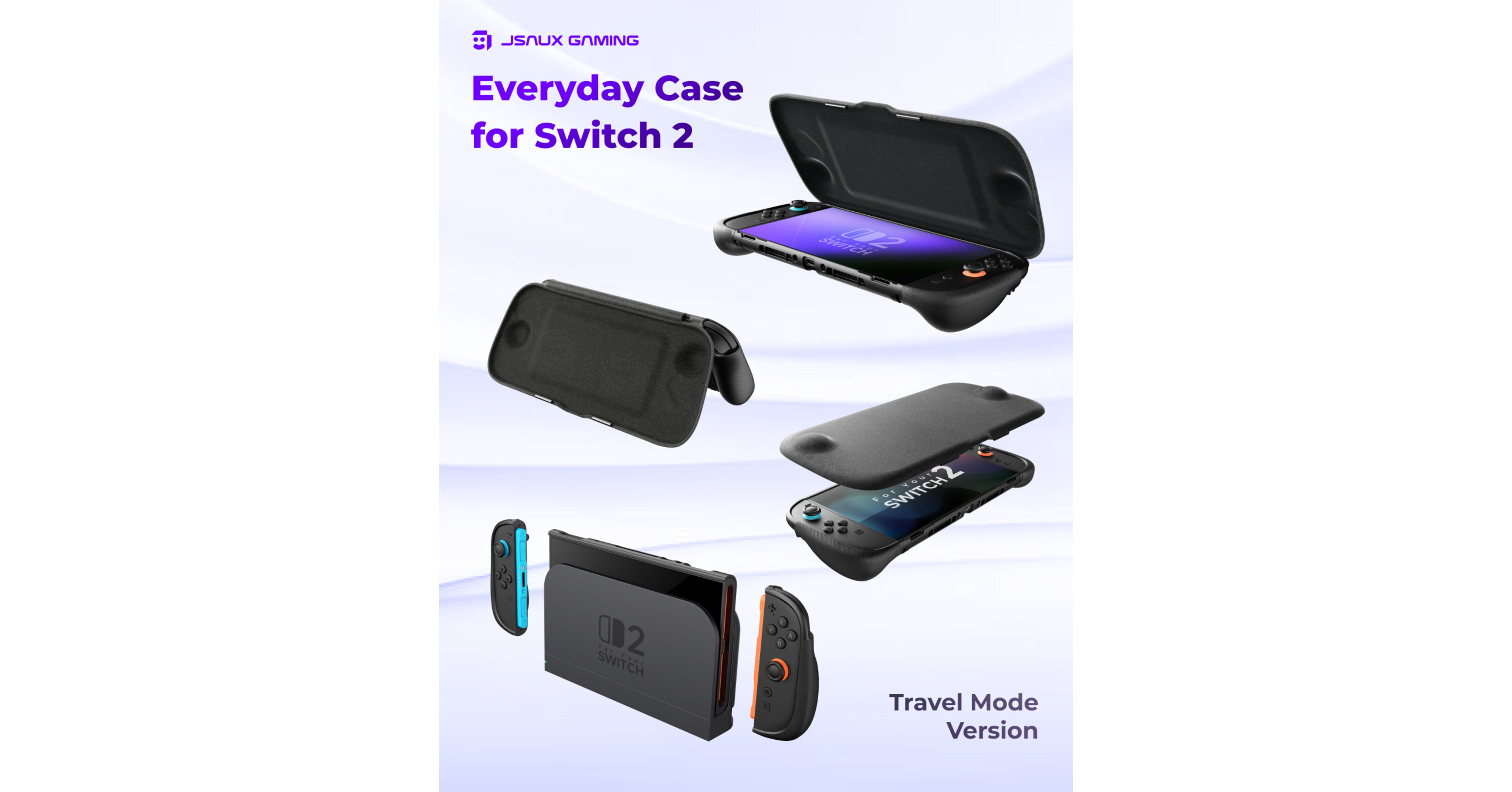 Now Available: JSAUX Split EveryDay Case for Switch 2