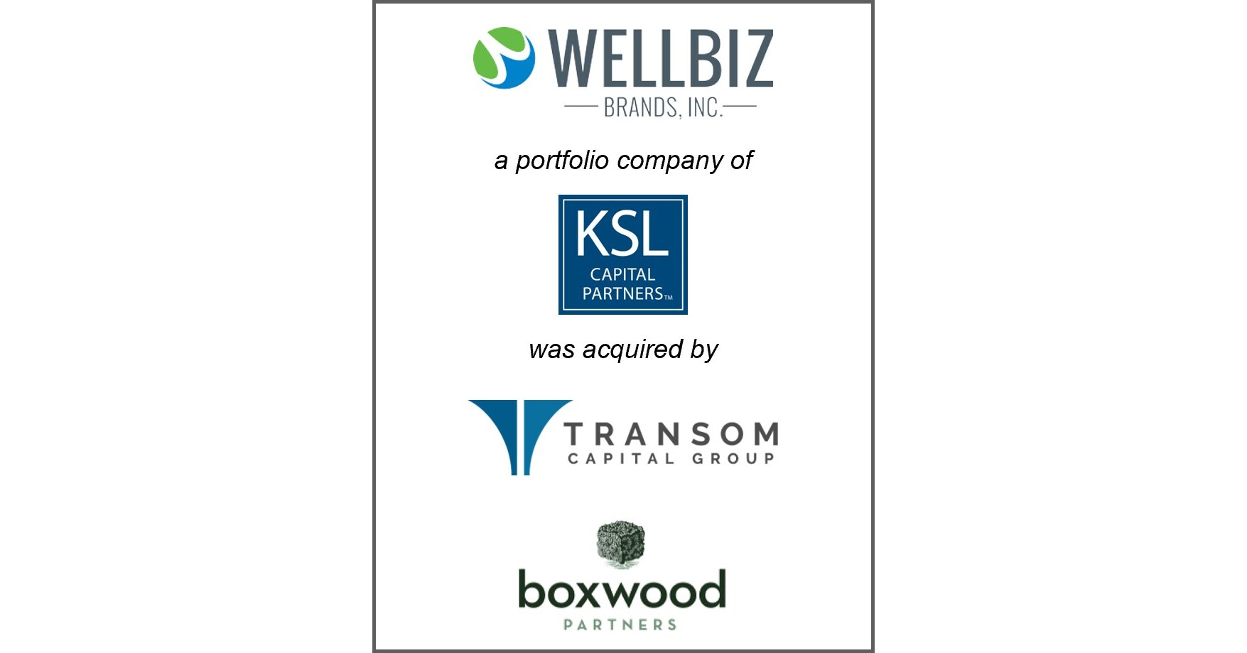 Boxwood Partners Advises WellBiz Brands on its Acquisition by Transom ...