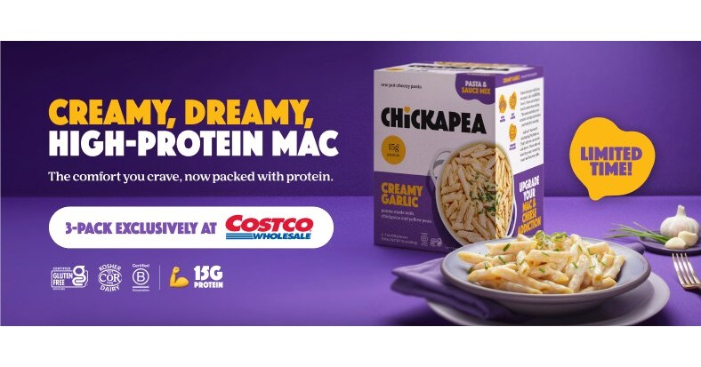 Chickapea Launches Limited-Time One Pot Pasta Meals 3-Pack at Costco in ...