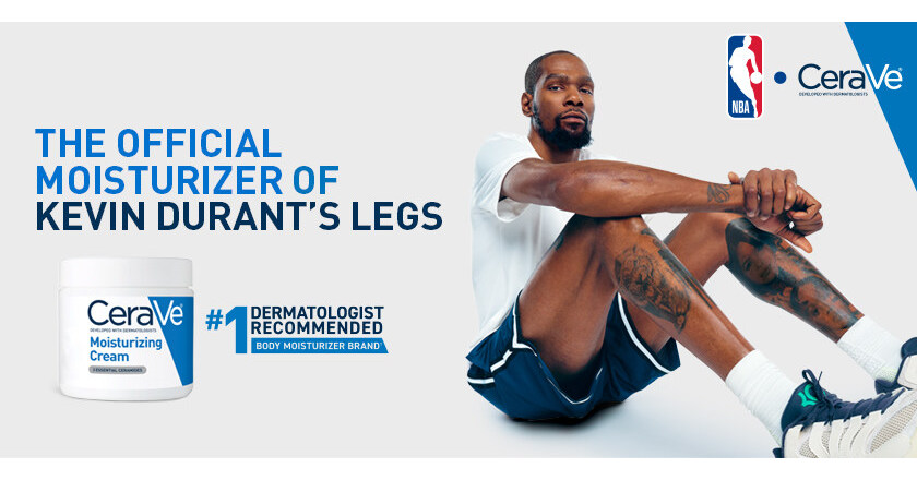 NBA Superstar Kevin Durant Becomes the "New Face of Legs" in CeraVe's ...